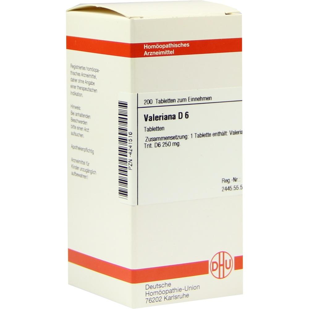 VALERIANA D 6 Tabletten 200 St Tabletten | 04241516